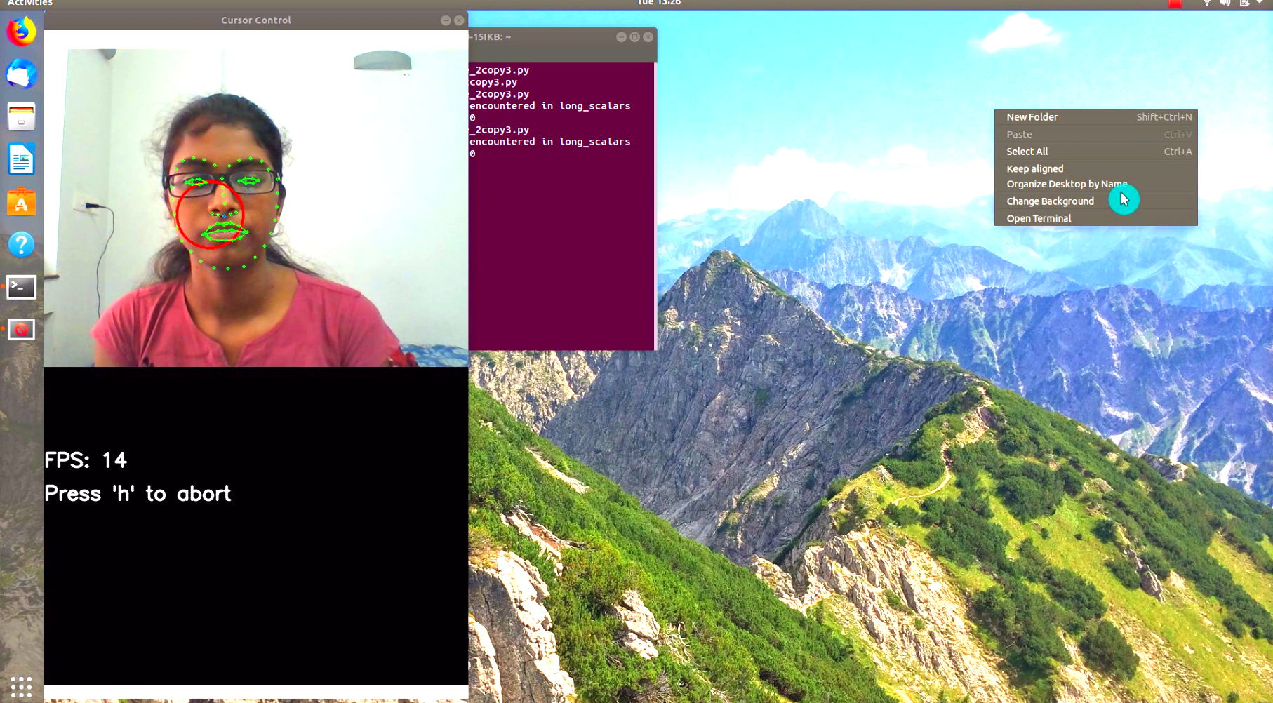 Github Nilakshi104 Cursor Control Using Face Gestures Using Face
