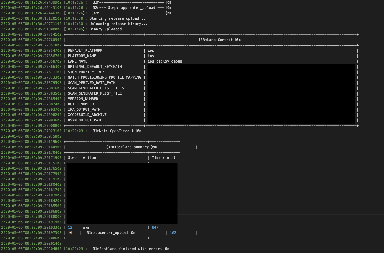 appcenter_upload frequently returns Net::OpenTimeout · Issue #211 · microsoft/fastlane-plugin ...