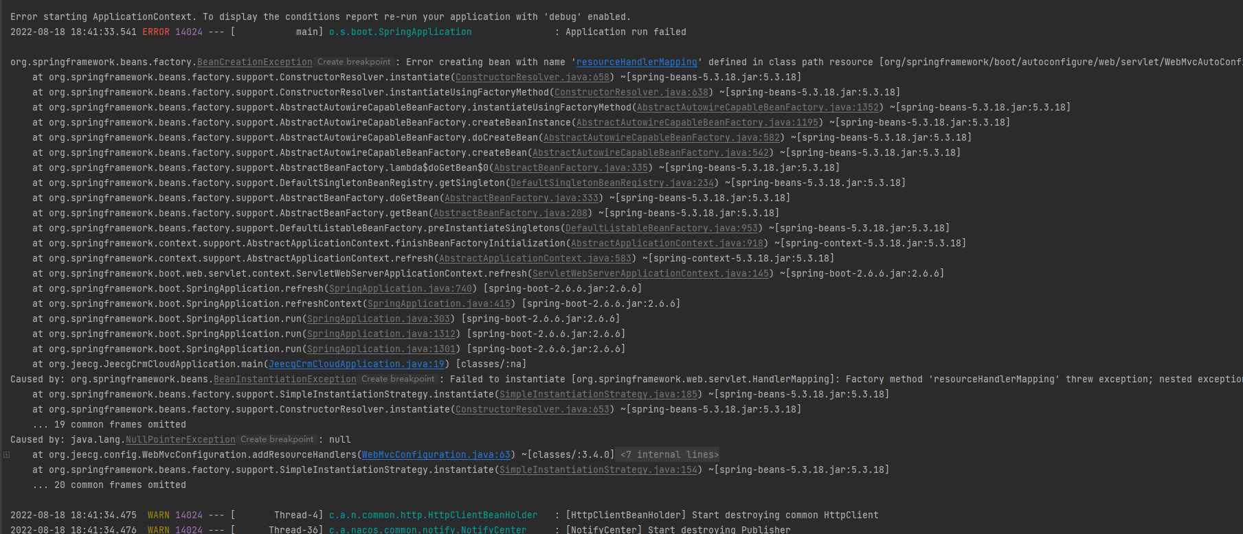 340部署微服务模块，启动报错 · Issue 3981 · Jeecgbootjeecgboot · Github 