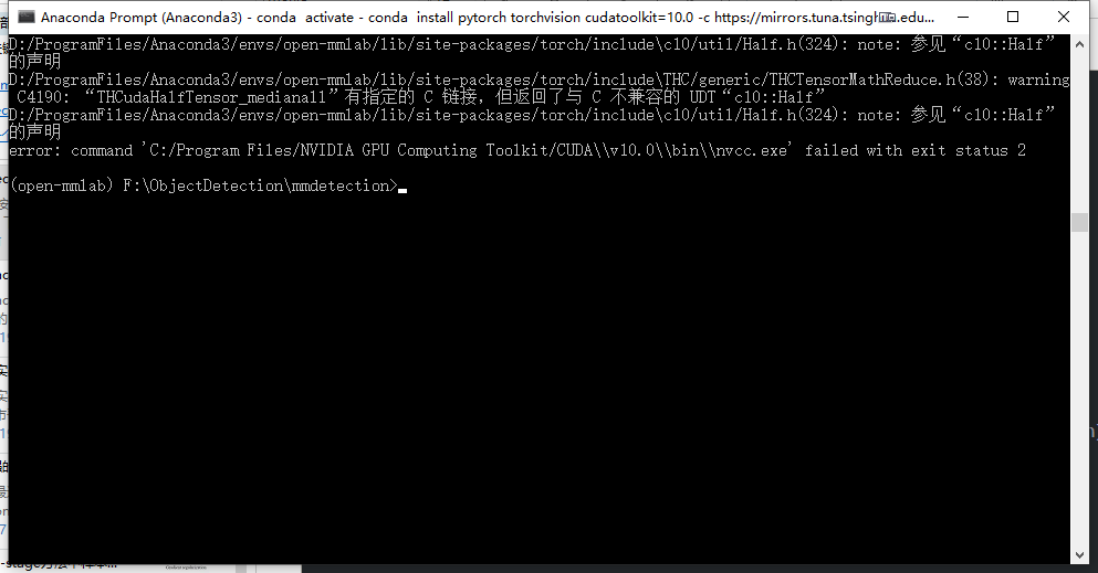 Compile successfully on Windows. · Issue #1088 · open-mmlab/mmdetection · GitHub