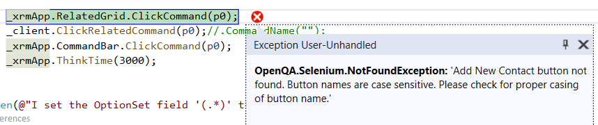 Not able to click on command bar.I have shown the diff where it is not working with images ...