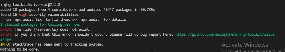 The file (/server.ts) does not exist. · Issue #616 · maciejtreder/ng-toolkit · GitHub