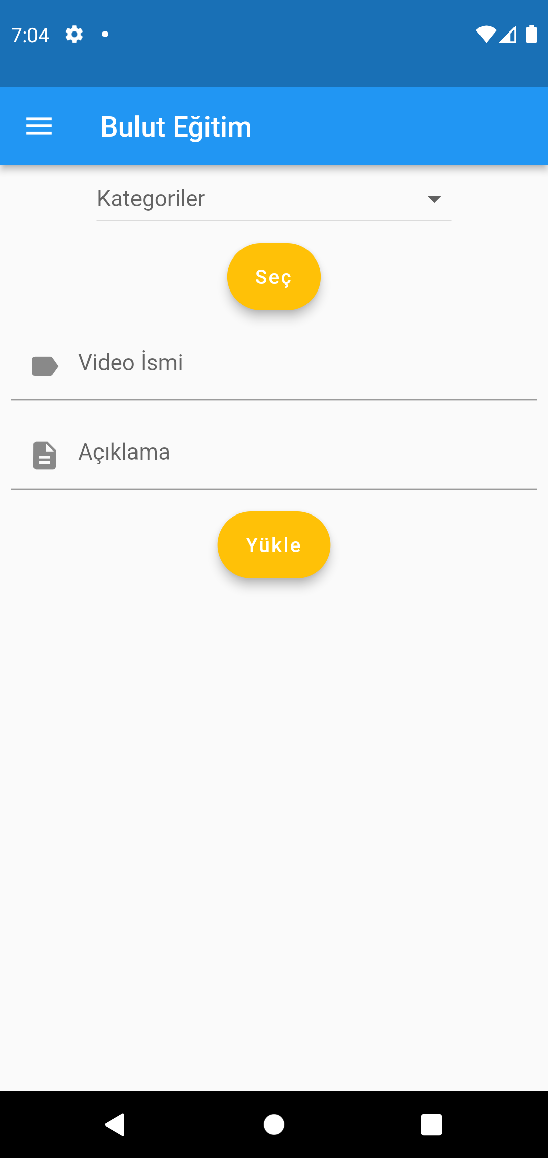GitHub - melikegoncu/bulutegitim: Final Year Project
