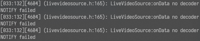 LiveVideoSource: onData no decoder NOTIFY failed · Issue #523 · mpromonet/webrtc-streamer · GitHub