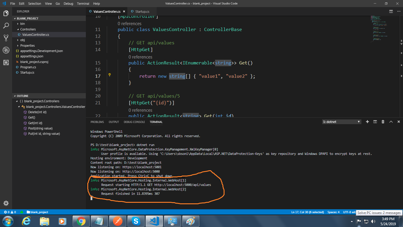 Dot Net Webapi Project Invoke Webapi From Postman · Issue 74275 · Microsoftvscode · Github