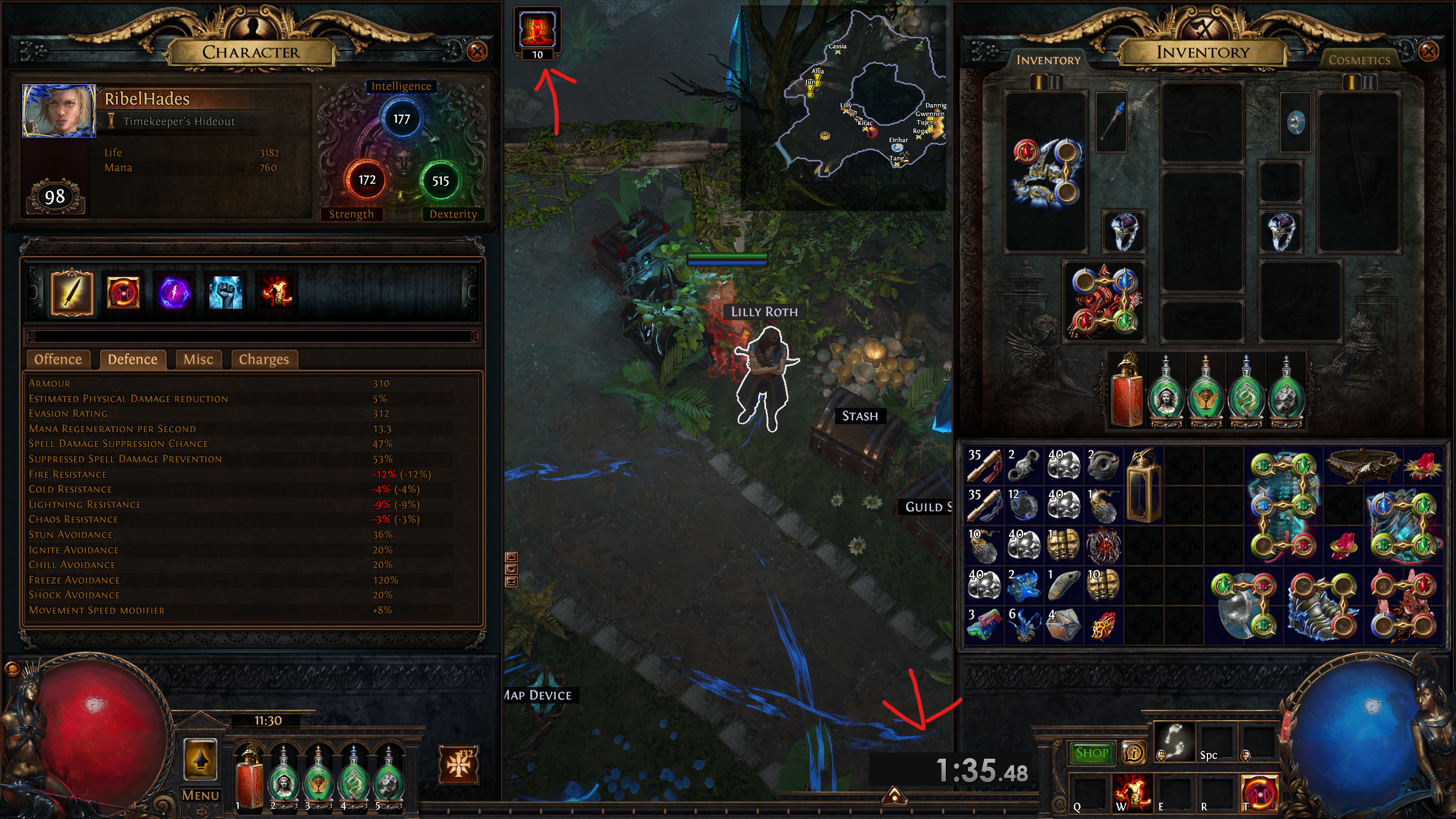 Kaom's spirit rage regen is threshold-based in PoB, but linear in-game ...
