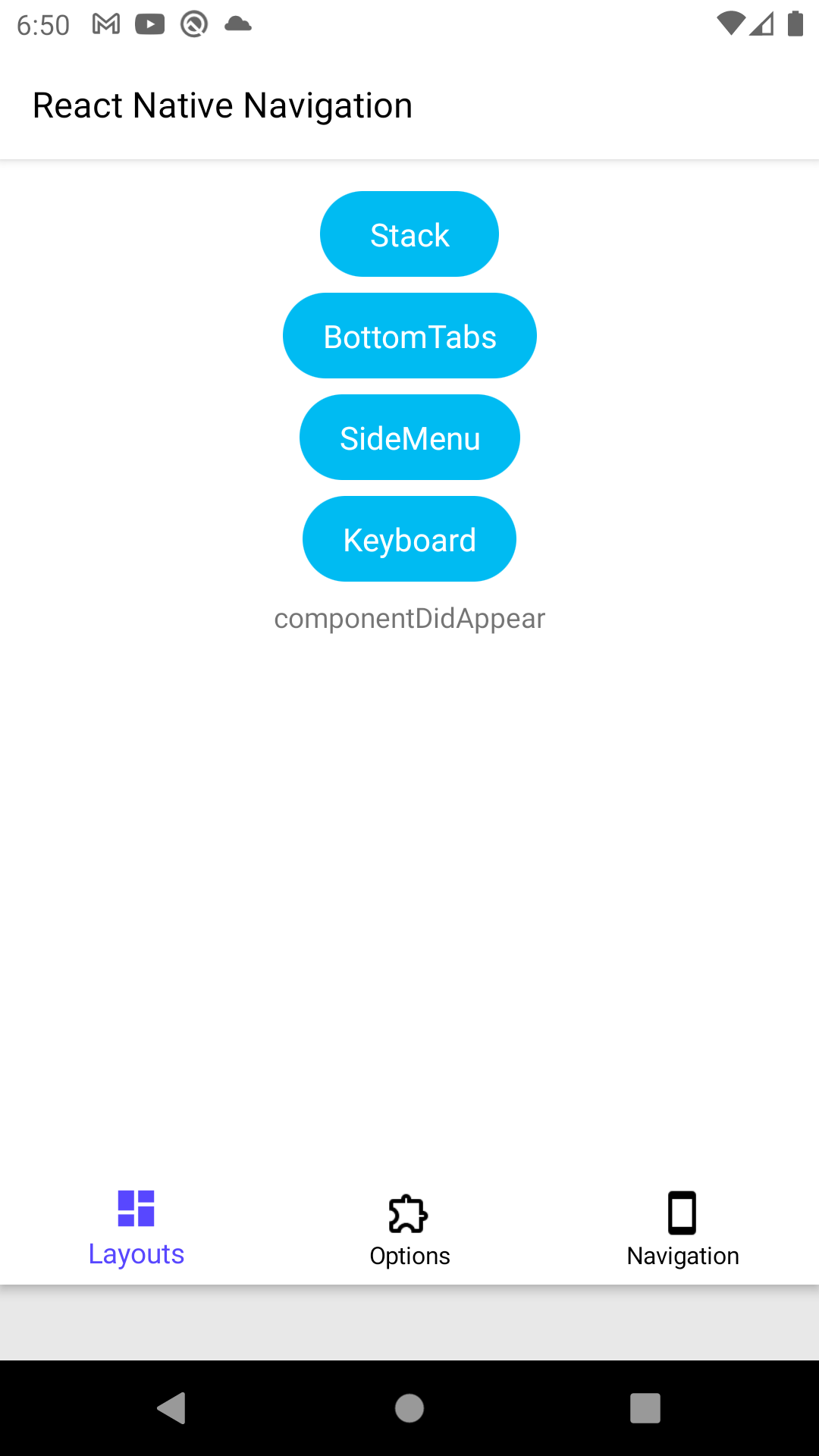 Elevation shows shadow under BottomTabs · Issue #7476 · wix/react-native-navigation · GitHub