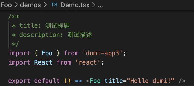 bug: 外部引入demo，frontmatter 配置不生效 · Issue #1299 · umijs/dumi · GitHub