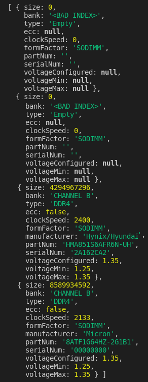 Linux report memories, but with null data · Issue #670 · sebhildebrandt/systeminformation · GitHub