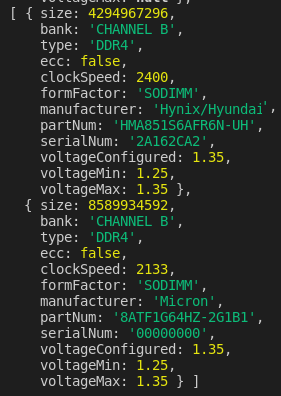 Linux report memories, but with null data · Issue #670 · sebhildebrandt/systeminformation · GitHub