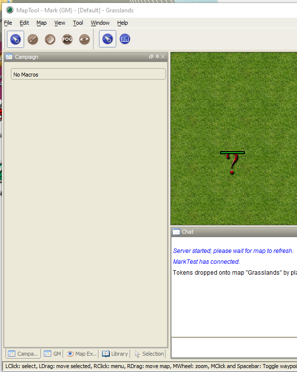 Option to not allow players to access and use their Library window to drop things onto the map ...