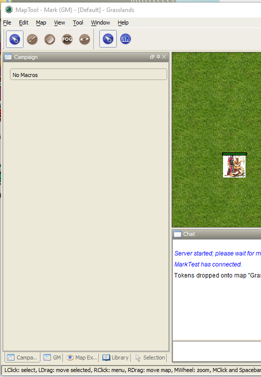 Option to not allow players to access and use their Library window to drop things onto the map ...