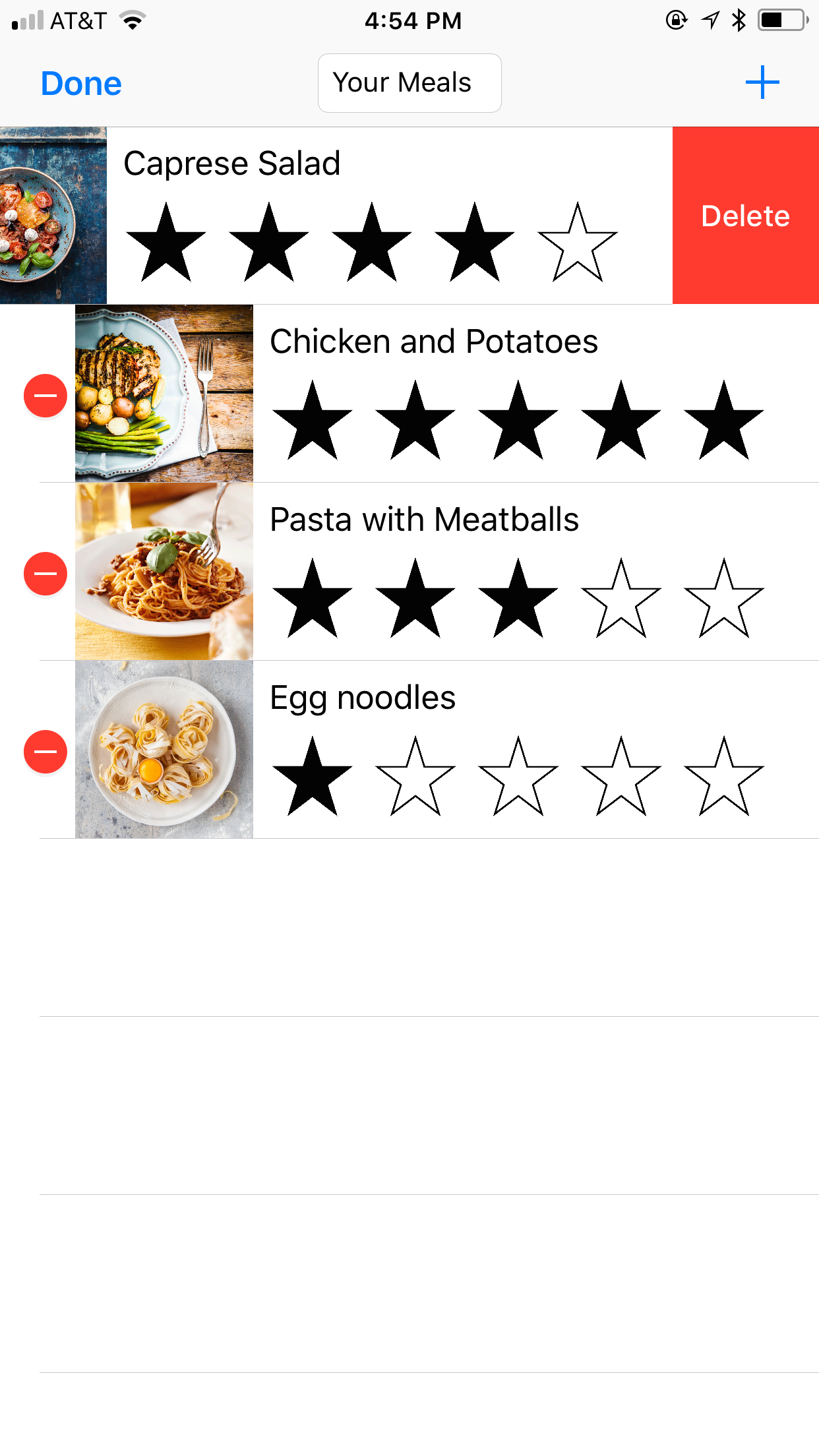 GitHub - EvianTan/FoodTracker: an iOS app to track meals