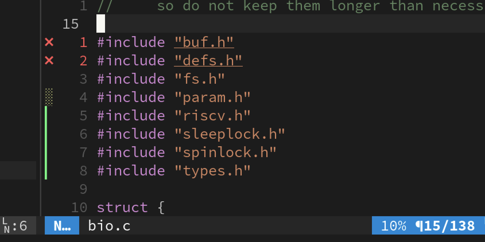 coc.preferences.formatOnSaveFiletypes for C language will cause wrong header file sequence ...