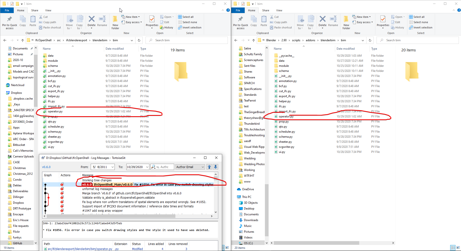 BlenderBIM: error while activating different 'drawing styles' · Issue #1056 · IfcOpenShell ...
