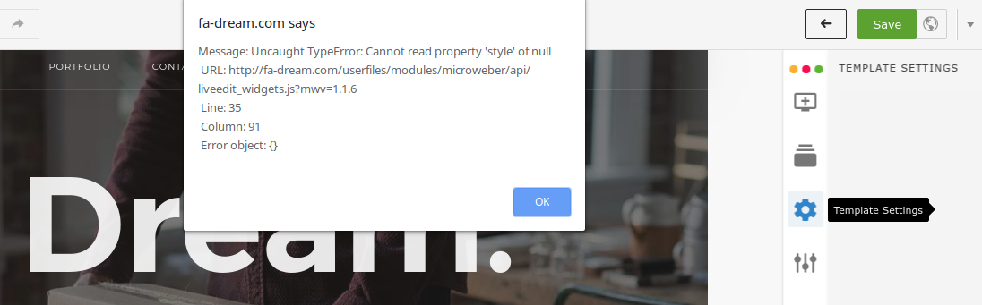 Uncaught TypeError: Cannot read property 'style'.... · Issue #555 · microweber/microweber · GitHub