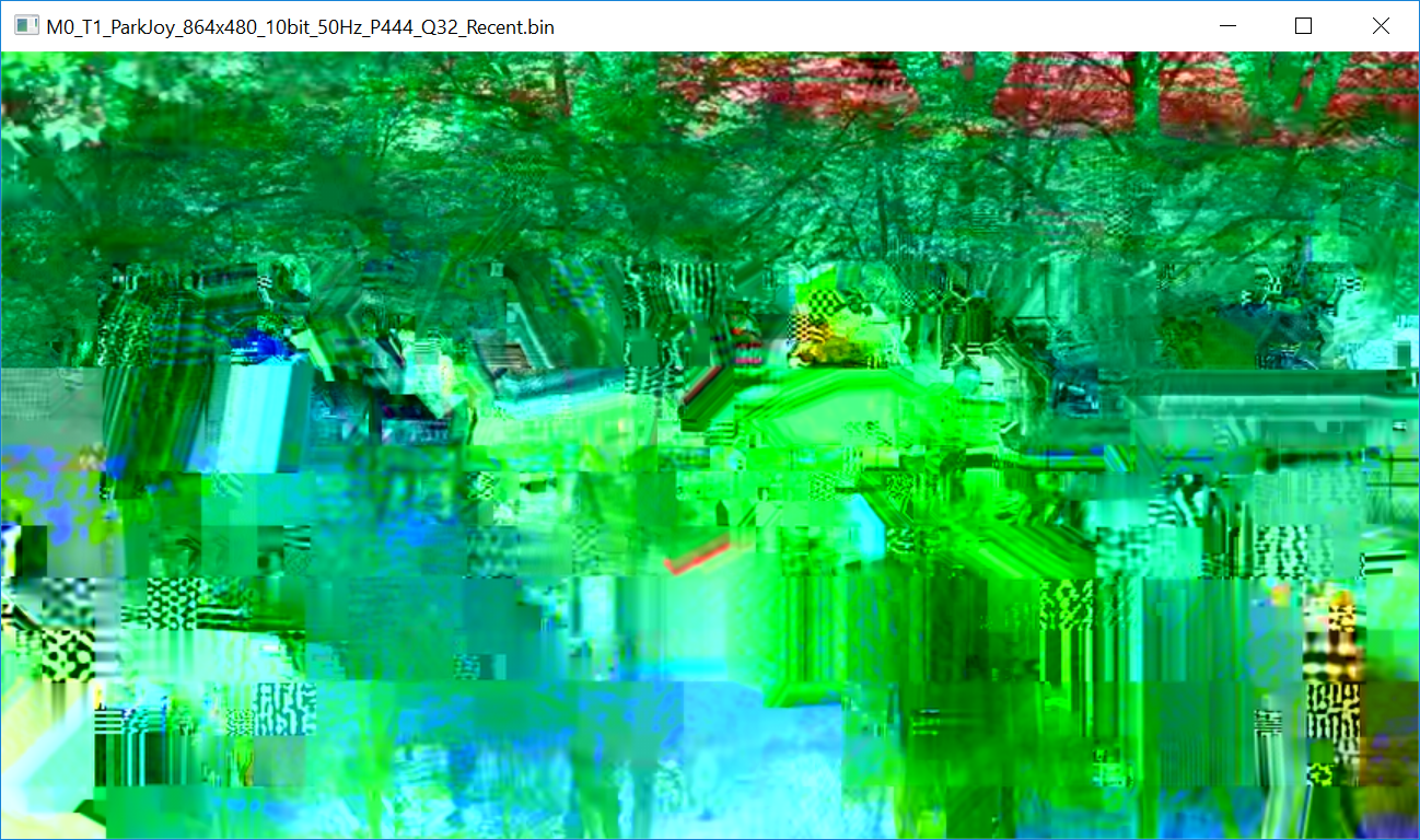 Encode output bitstream has obvious garbage with P444 480/720/1080 8bit/10bit YUV input in ...
