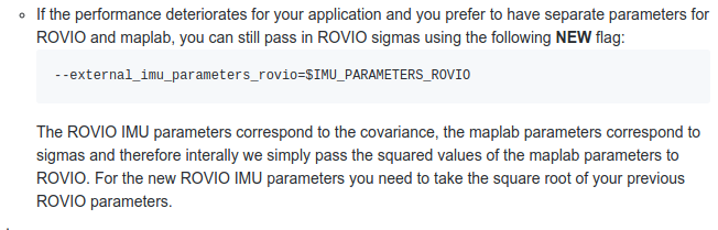 ERROR: unknown command line flag 'imu_parameters_rovio' · Issue #126 · ethz-asl/maplab · GitHub