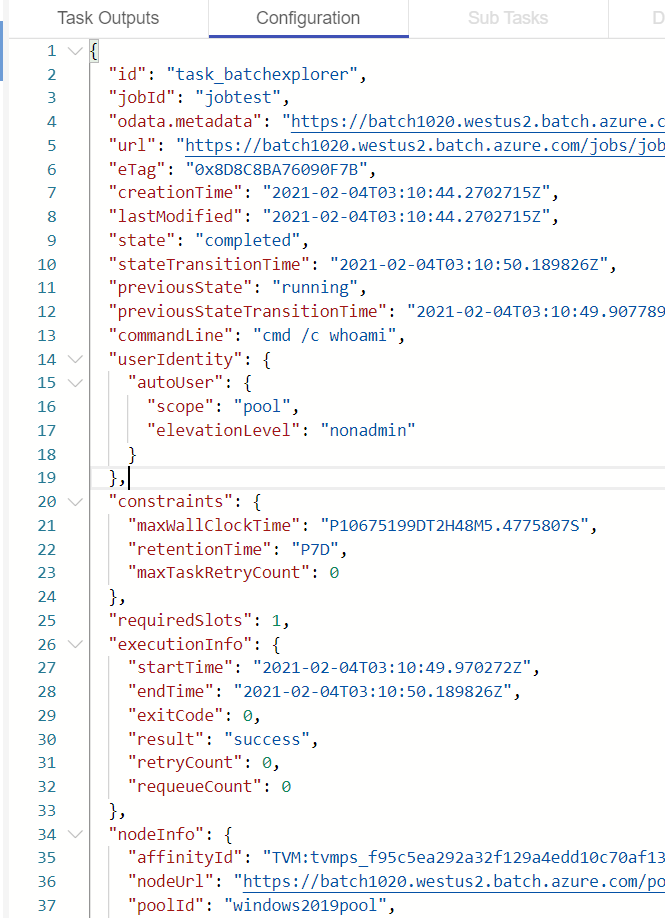 Batch Explorer dropping outputFiles when creating task · Issue #2276 · Azure/BatchExplorer · GitHub