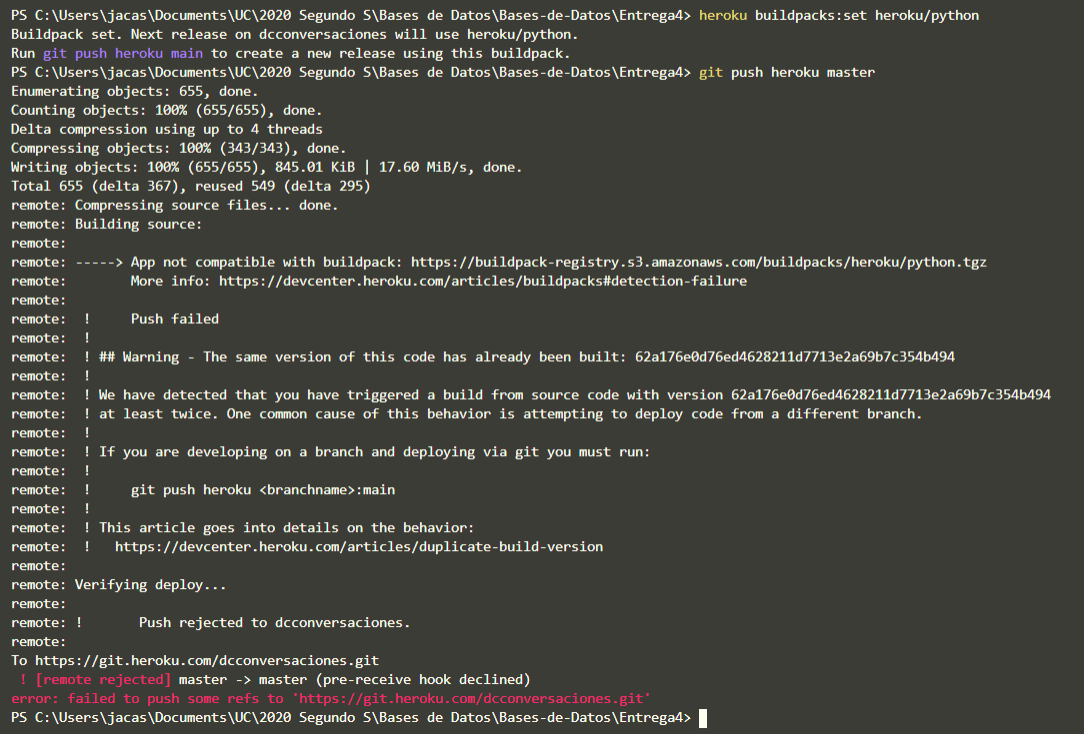 Deploy a Heroku: "No default language" · Issue #437 · IIC2413/Syllabus-2020-2 · GitHub