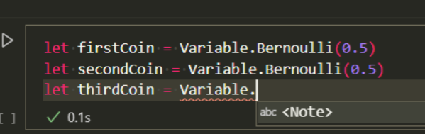 Infer.NET F# client code causes Intellisense to show "internal error: the index is outside of ...