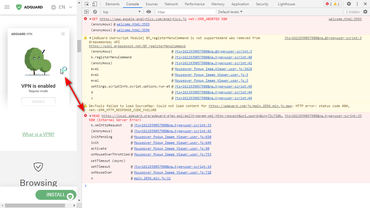 Not work userscript Mouseover Popup Image Viewer · Issue #3662 · AdguardTeam/AdguardForWindows ...