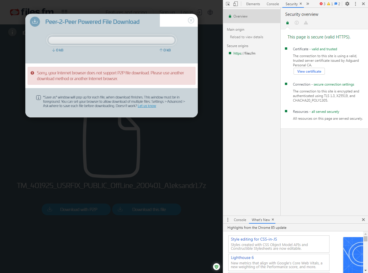 files.fm · Issue #1335 · AdguardTeam/CoreLibs · GitHub