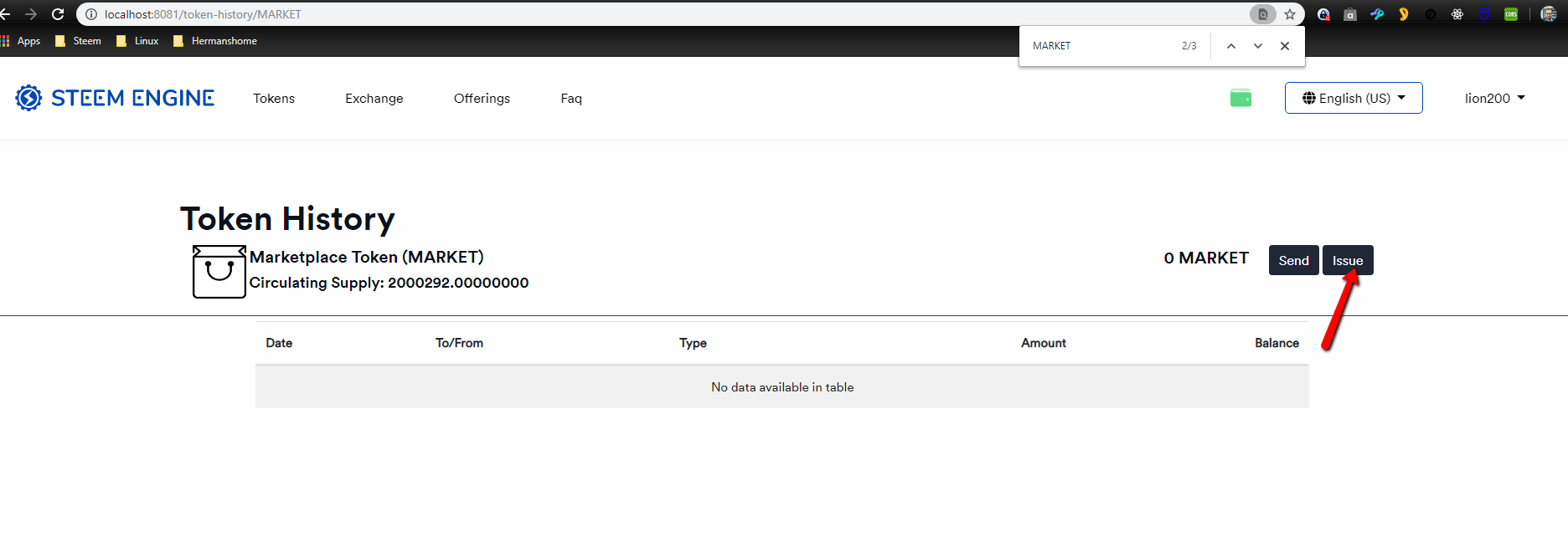 Feature: Missing ability to "issue" self owned tokens · Issue #183 · hive-engine/steem-engine ...