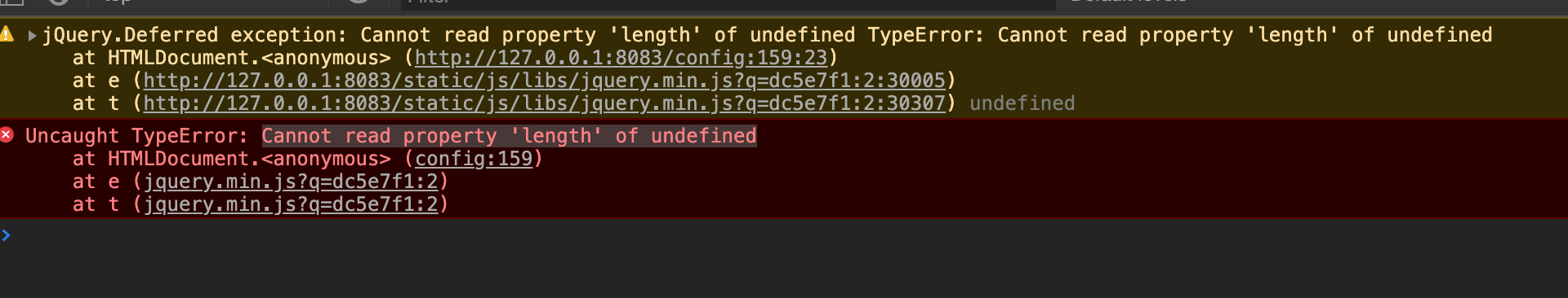 Cannot read property 'length' of undefined on http://127.0.0.1:8083/config · Issue #1503 ...