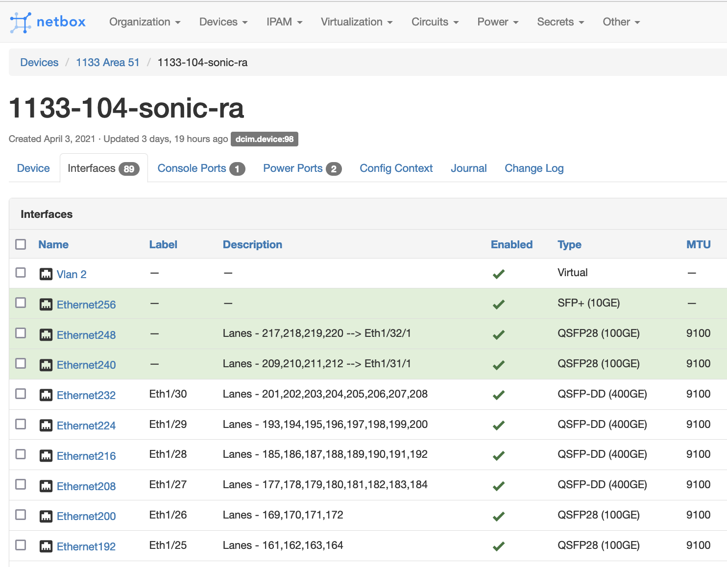 Use MAC address for LLDP status · Issue #7043 · netbox-community/netbox · GitHub