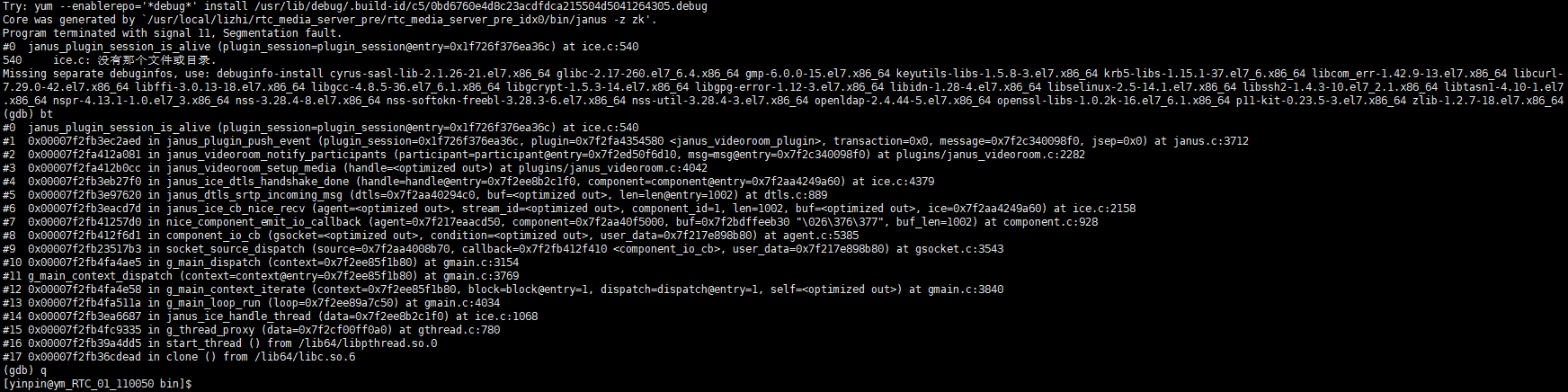 a crash in janus_plugin_session_is_alive · Issue #1879 · meetecho/janus ...