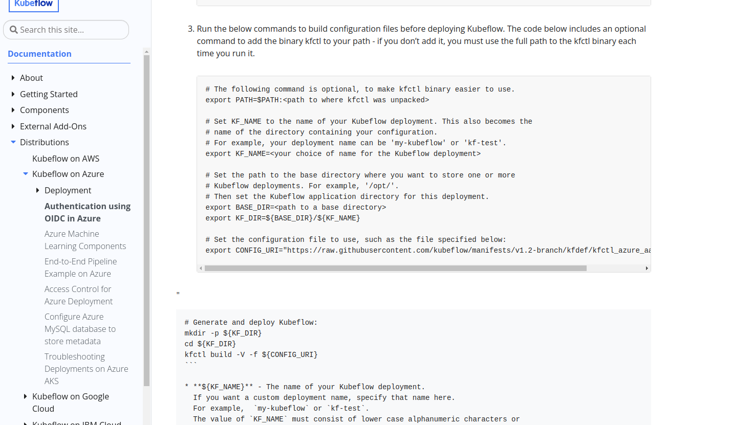 Azure Oidc Installation Page Is Broken · Issue 3374 · Kubeflowwebsite · Github 