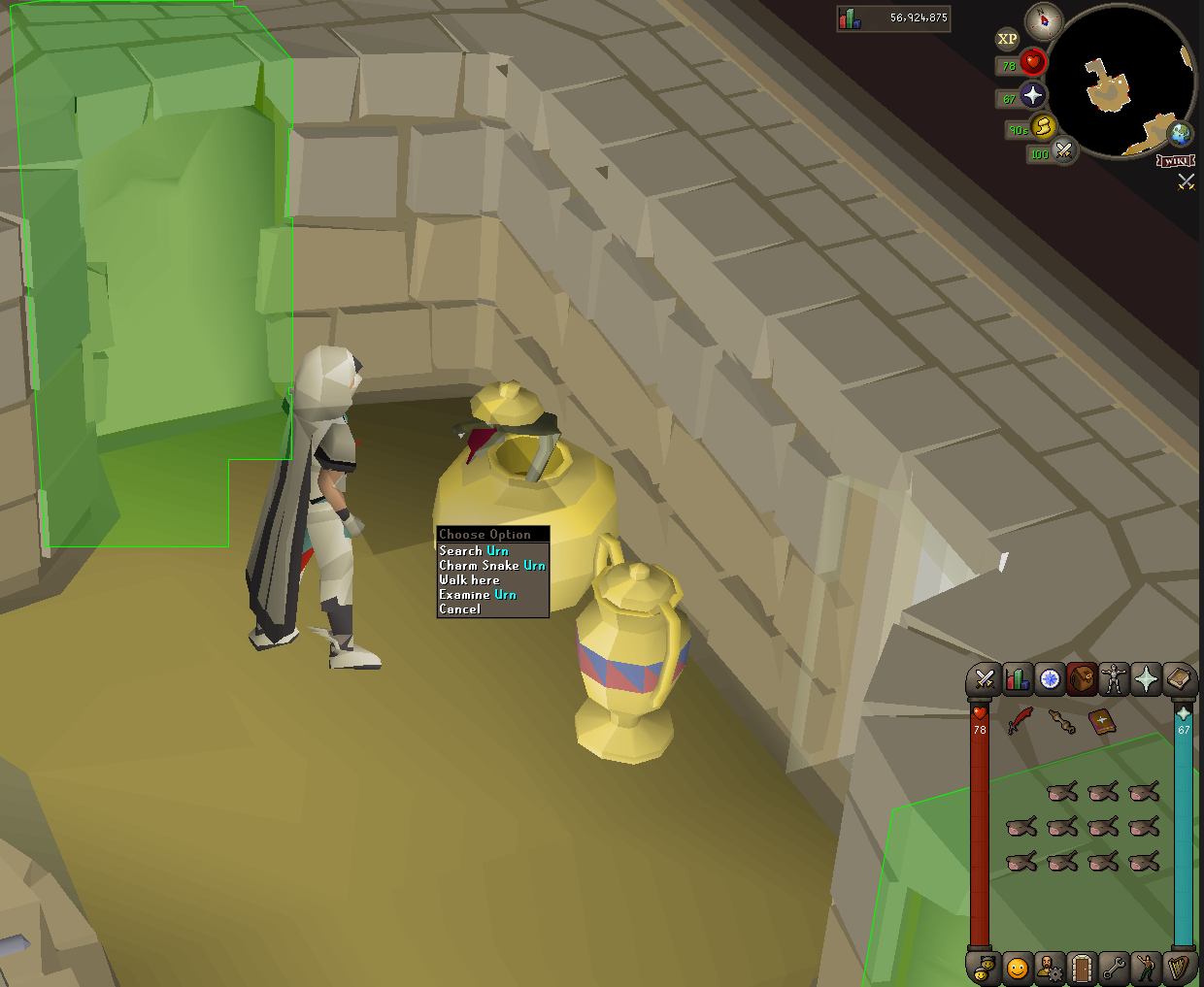 Menu Entry Swap for Urns at Pyramid Plunder · Issue #13556 · runelite ...