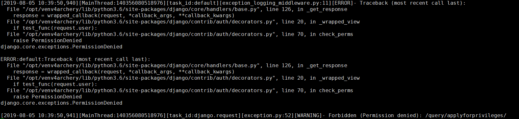 权限申请功能报错 · Issue #222 · XiaoMi/soar · GitHub