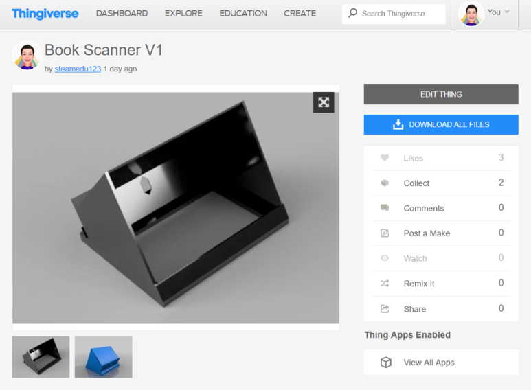 GitHub - steamedu123/Book-Scanner: DIY Book scanner