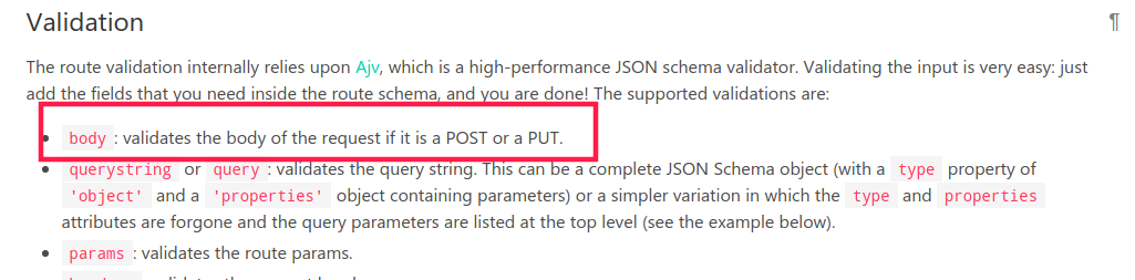 GET request validated scheme body? · Issue #1737 · fastify/fastify · GitHub GET request validated scheme body? · Issue #1737 · fastify/fastify · GitHub