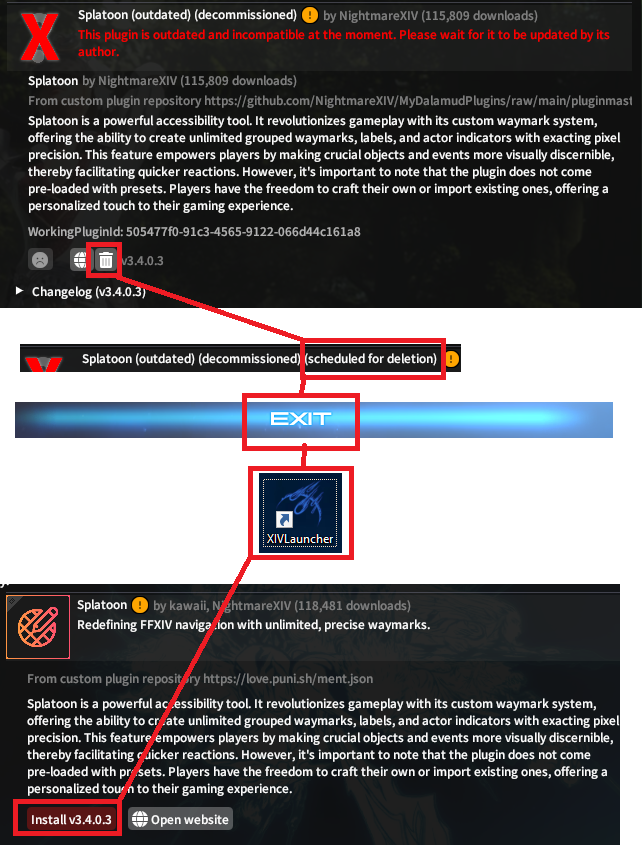 GitHub - Constmar/PunishXiV-Splatoons: Redefining FFXIV navigation with unlimited, precise waymarks.