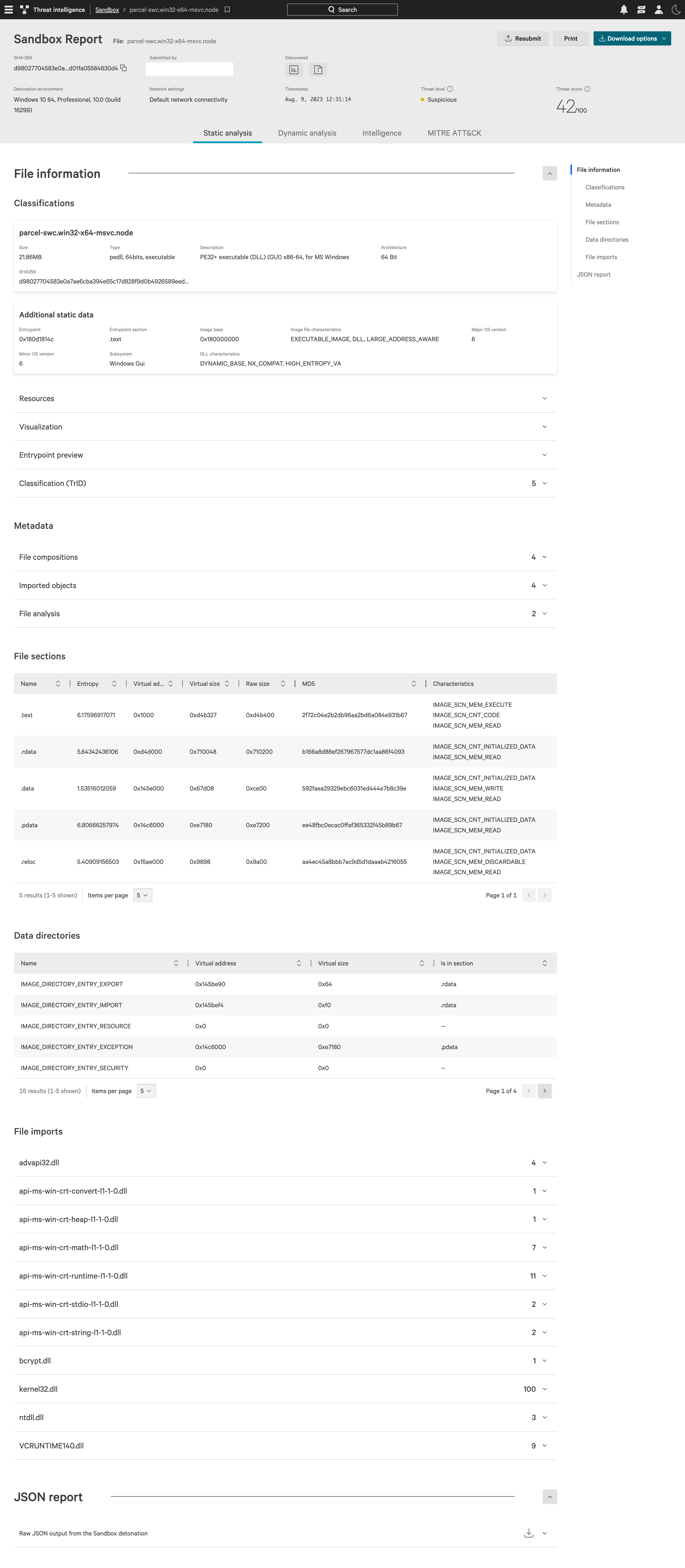 @parcel/transformer-js/parcel-swc.win32-x64-msvc.node is being detected as malware · Issue #9187 ...