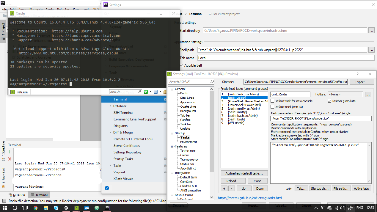 Login with ssh on start · Issue #1221 · cmderdev/cmder · GitHub