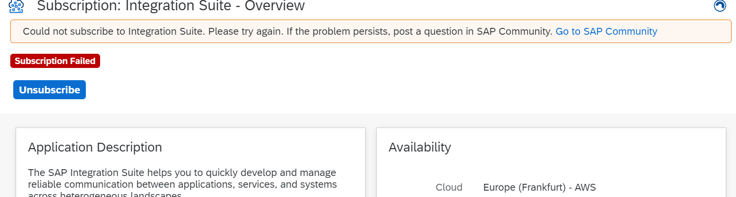 Set Up Integration Suite Trial · Issue 53 · Sap Archive Issues · Github