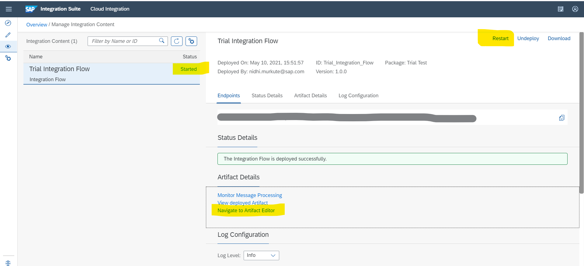 Design And Deploy Your First Integration Flow · Issue 358 · Sap Archiveissues · Github