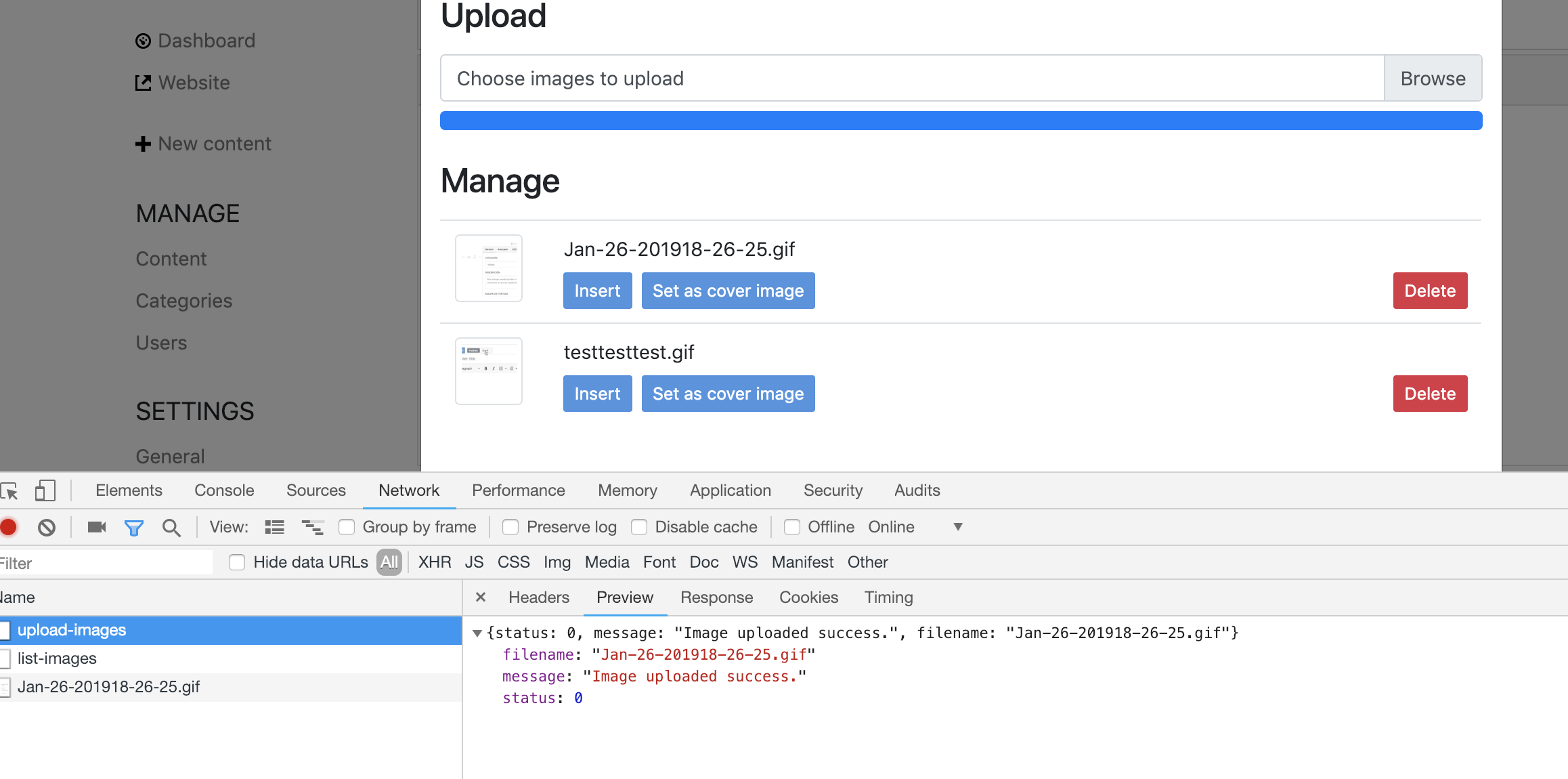 Bug Javascript Error At Image Uploading · Issue 940 · Bluditbludit · Github