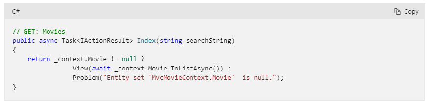 searchString is absent · Issue #30132 · dotnet/AspNetCore.Docs · GitHub searchString is absent · Issue #30132 · dotnet/AspNetCore.Docs · GitHub