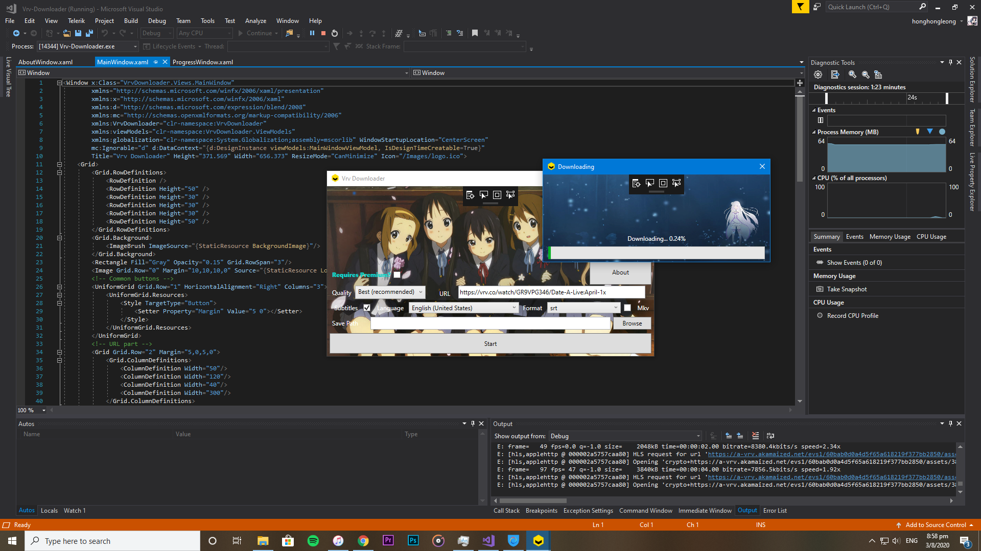 Download/Premium acc issue. · Issue #8 · k3rokami/Vrv-Downloader · GitHub