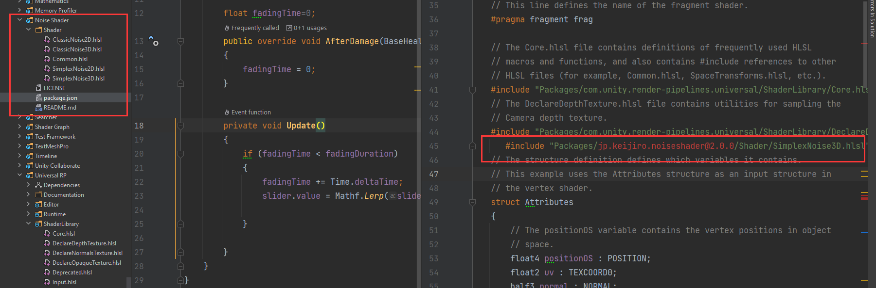 Compiler can not find the packages path. · Issue #11 · keijiro/NoiseShader · GitHub