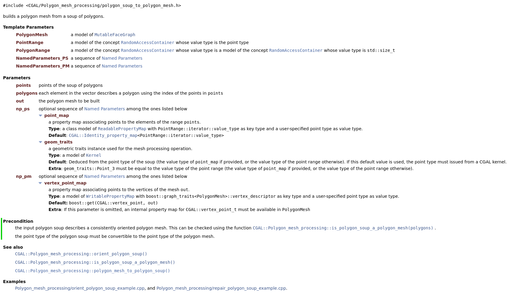 Cleaning Named Parameter Documentation · Issue #4300 · CGAL/cgal · GitHub