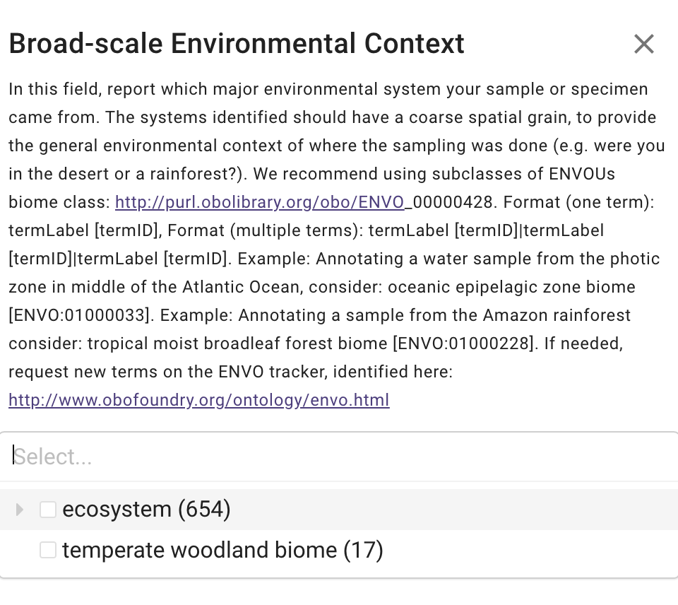 unusual top level hierarchy for ENVO search · Issue #602 · microbiomedata/nmdc-server · GitHub
