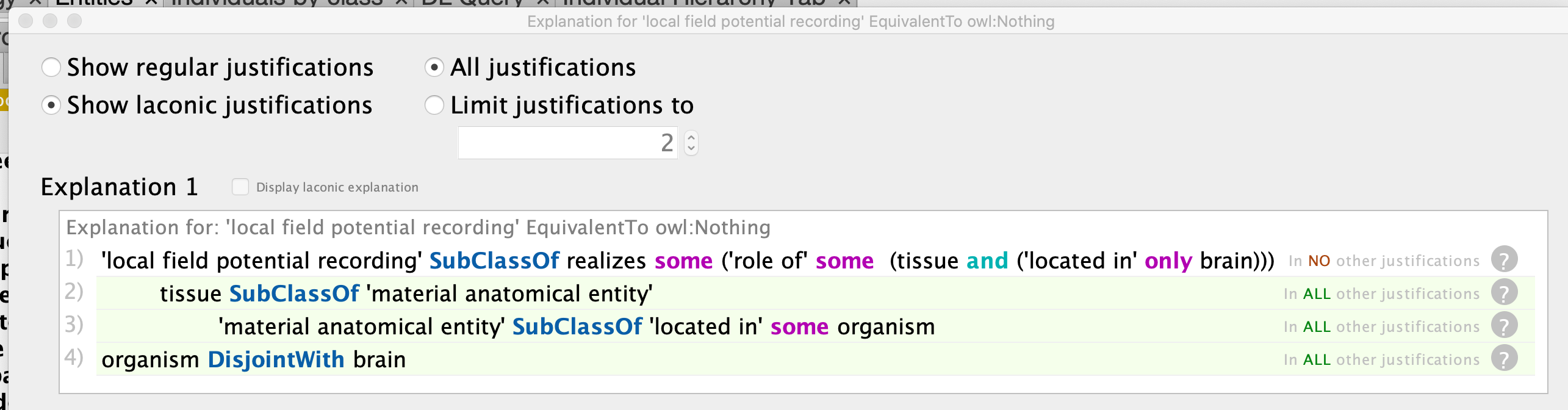 remove axiom: local field potential recording has-input that is located *only* in brain · Issue ...