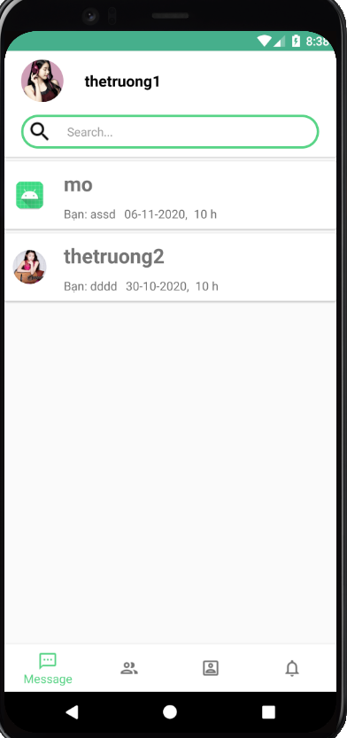 GitHub - thetruong1099/project2ChatAppv2: Chat App