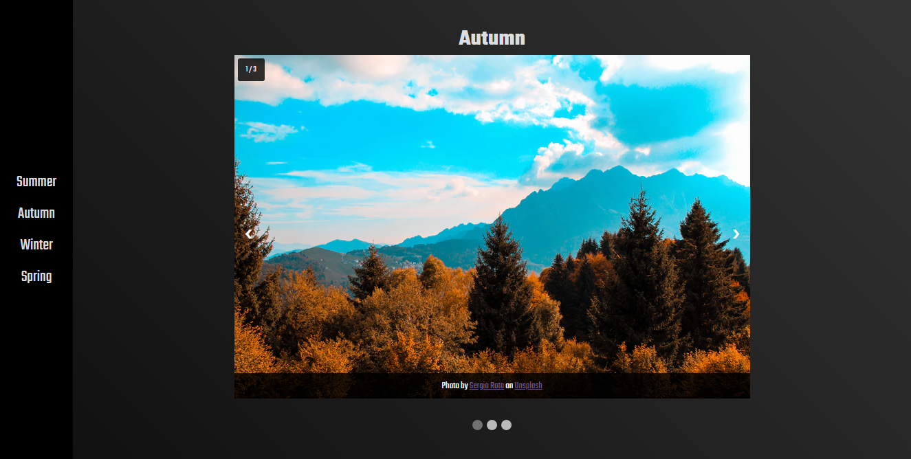 GitHub - Giovani-O/Slideshow: Slideshow using HTML, CSS and JavaScript, developed with the ...
